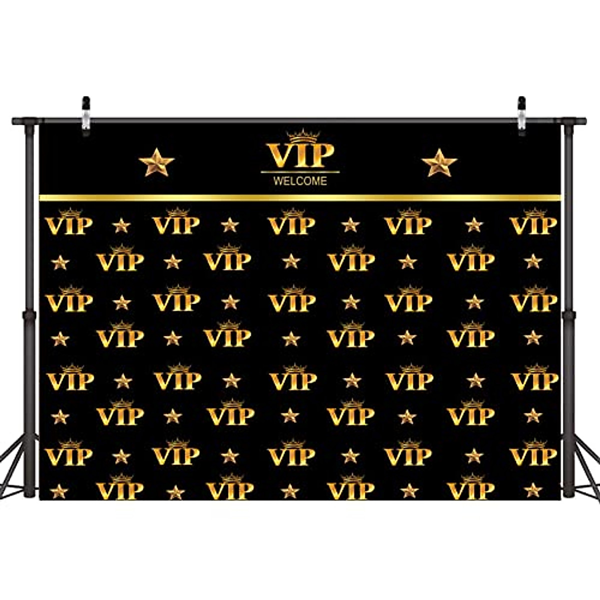 9x6FT VIP Photography Backdrop Red Carpet Event Backdrop for Star Catwalks Stage Photography Background Cine Film Show Booth Celebrity Activity Portrait Party Banner Wallpaper