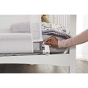 Regalo Swing Down Crib Rail, with Reinforced Anchor Safety System