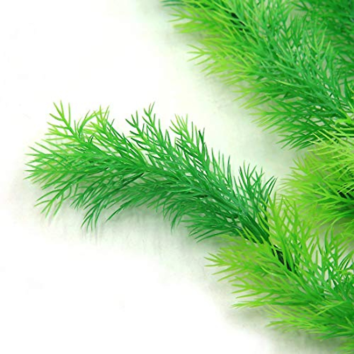 Hamiledyi Aquarium Plants Plastic Decor Fish Tank Green Decorations Plants Ornament Safe for All Fish,Extra Large 23-inch Tall, 2 Pack   