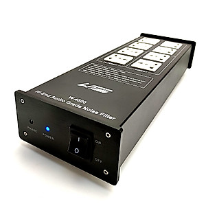 WAudio AC Noise Power Filter - Line Conditioner Power Purifier Surge Protector with Universal Outlets