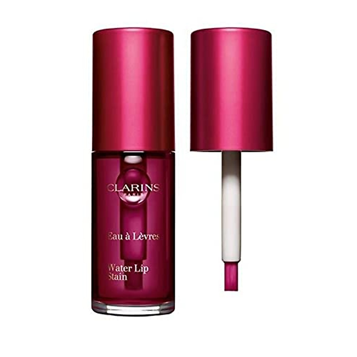 Clarins Water Lip Stain | Matte Finish | Moisturizing and Softening | Buildable, Transfer-Proof, Lightweight and Long-Wearing | Delivers Lip Treatment and Skincare Benefits With Aloe Vera | 0.2 Fl Oz