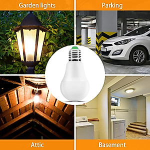 Motion Sensor Light Bulbs with Radar and Dusk to Dawn Sensor Indoor Motion Detector Bulb for Front Door, Porch, Garage, Security Automatic LED Lightbulb (2, Radar Sensor - Deylight)