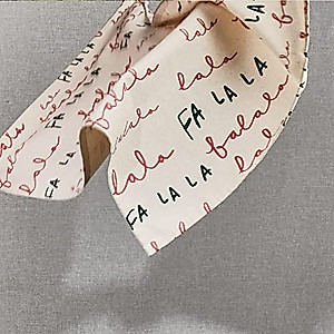 Folkulture Christmas Kitchen Towels or Dish Towels for Kitchen, 20 x 26 Inches Modern Tea Towels or Dish Cloths with Hanging Loop, Set of 3 Cotton Dishcloth for Farmhouse Decor, Falala