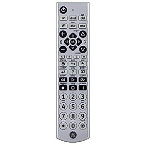 GE home electrical GE UltraPro 7-Outlet Surge Protector, 6 Ft Designer Braided Extension Cord, 1080 Joules, Flat Plug, Wall Mount, UL Listed, White, 41353