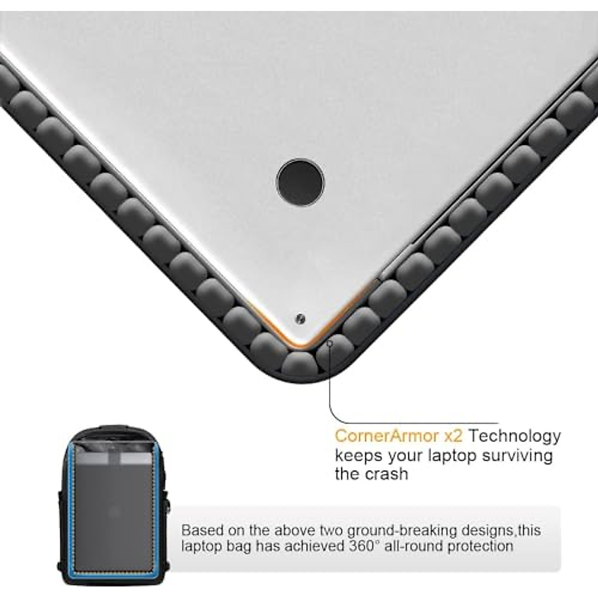 Tzowla Laptop Backpack for Men Women,Travel Work Security Anti Theft Water Resistant Durable Computer Bookbags with USB Charging Port,Gifts, Fit 14.3/15.6 inch Accessories