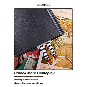 Witch Bookmark Ruby Shoes Bookmark Halloween Home Decor Wizard Funny Ideal Gift for Bookworm and Book Lover Thanksgiving Christmas Women Men…