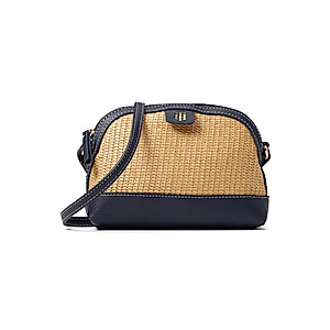 Tommy Hilfiger Ashley II Dome Crossbody Straw Tommy Navy/Straw One Size