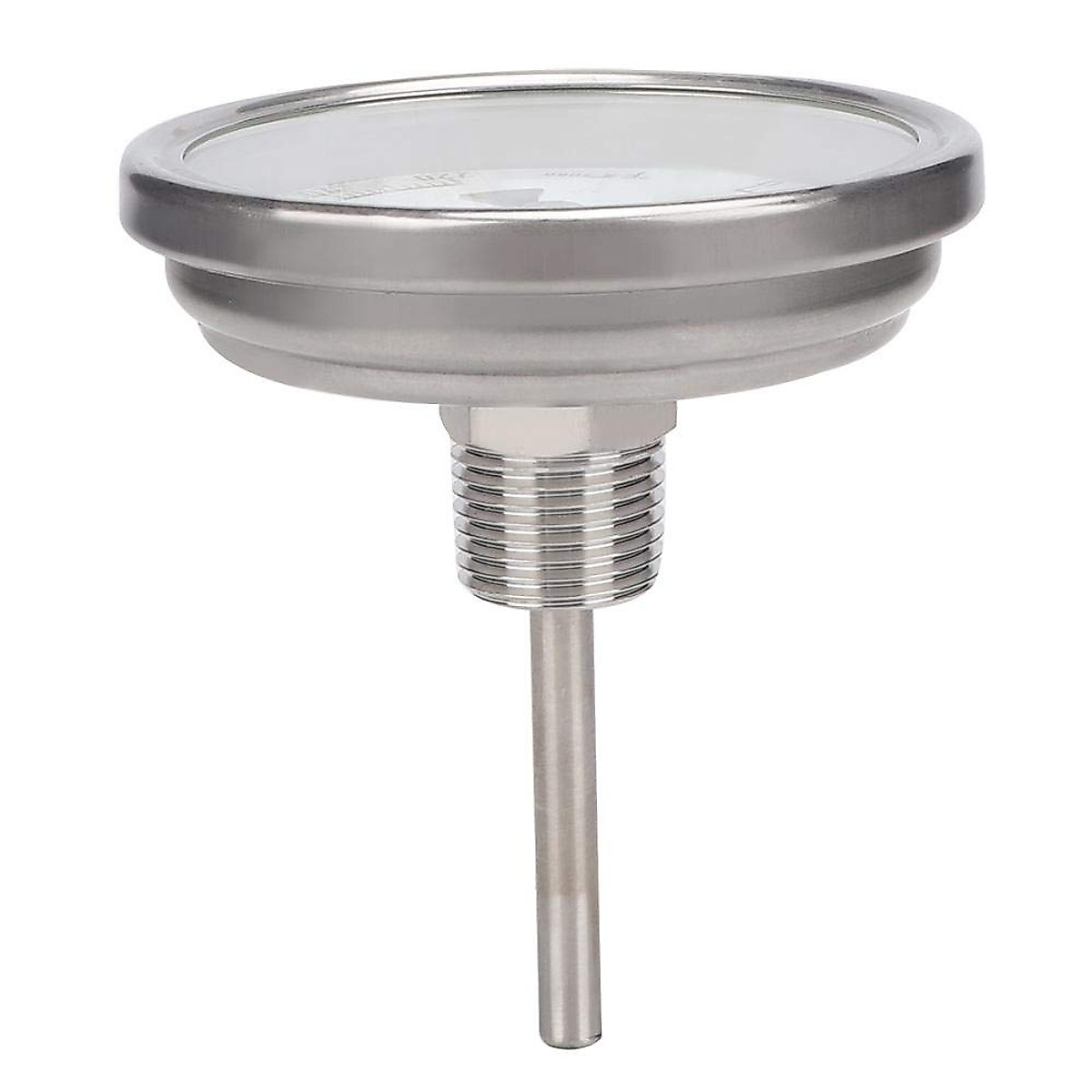 Jeffergarden Thermometer 1/2" NPT Stainless Steel Pot Thermometer Metal Dial Thermometer Kitchen Tool Accessory for Beer