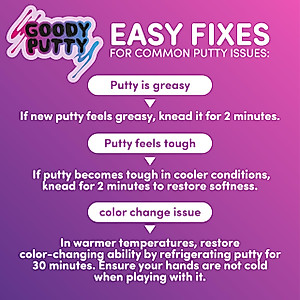 Color Changing Putty Fidget Toy for Kids Stress Relief and Therapy and Great ADHD Fidget Putty Toy That Changes Colors