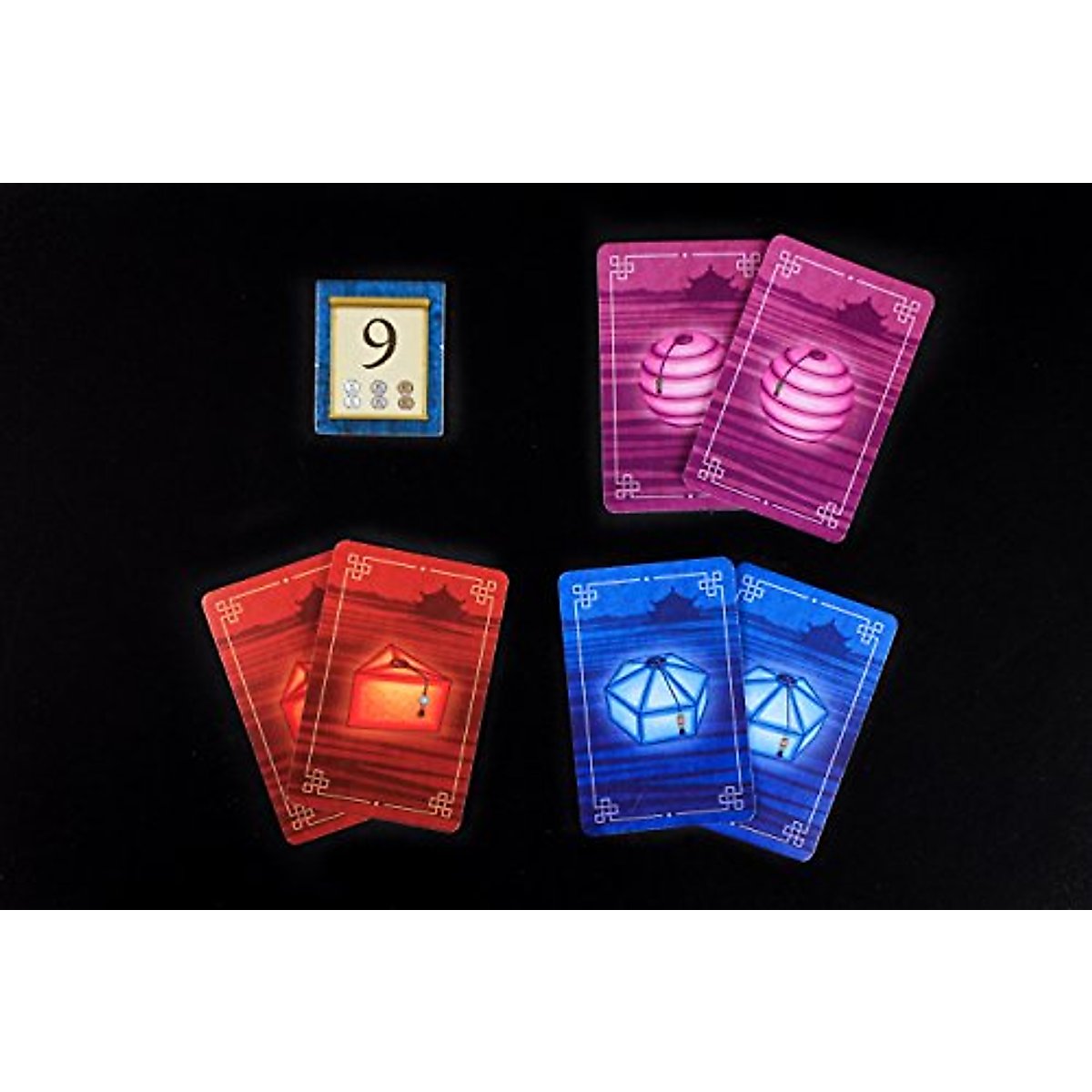 Renegade Game Studios Lanterns: The Harvest Festival, Fast Paced Card Game Set, 2-4 Players, 30 Min Playing Time, Place Tiles to Adorn The Palace Lake with Floating Lanterns, Earn The Most Honor Before The Festival Begins