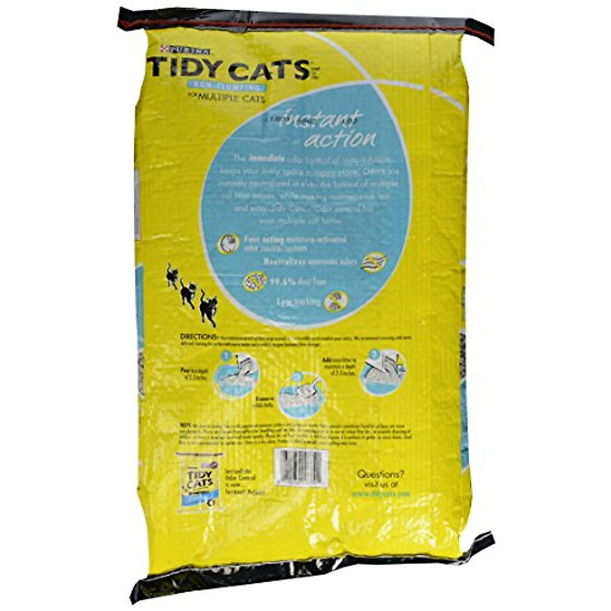 Purina Tidy Cats Non Clumping Cat Litter, 24/7 Performance Multi Cat Litter - 20 lb. Bag