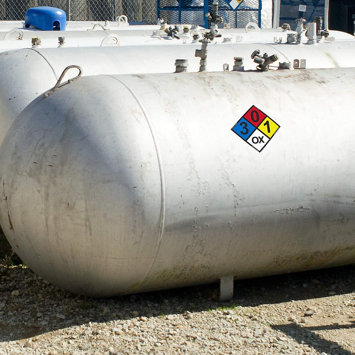 SmartSign NFPA Adhesive Label Kit (Placard, Digits & Symbols) | 17" Tall (Tip-to-Tip) Diamond Laminated Vinyl, Made in USA