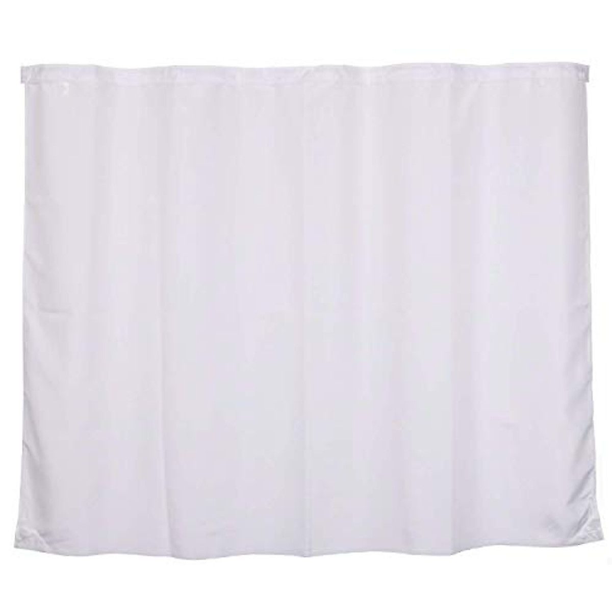 River Dream Snap in Fabric Shower Curtain Liner Replacement - 70W x 54H, White, with Magnets-Detachable Liner…