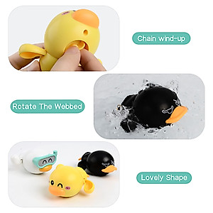 37 PCS Bath Toys Water Balls Tracks Wall, Bathtub Toys Slide Construction with Mini Duck Toys, Toddler Bath Toys for Boys Girls Gift