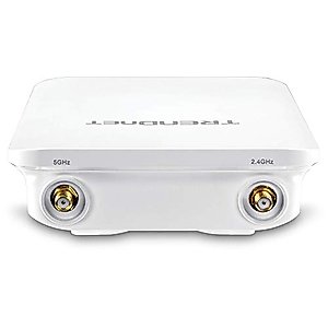 TRENDnet 5 DBI Wireless AC1300 Outdoor PoE+ Omni-Directional Access Point, TEW-841APBO, 4 X 5 DBI Omni Directional Antennas, Point-to-Point & Point-to-Multi-Point WiFi Bridging, IEEE 802.3AT PoE+