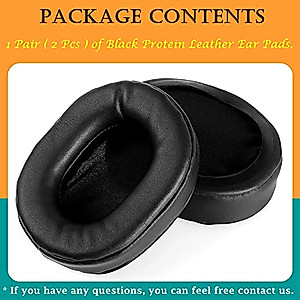 TaiZiChangQin Ear Pads Cushion Memory Foam Replacement Compatible with HyperX Cloud Mix Gaming Headphone ( Protein Leather Earpads )