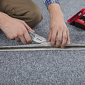 FC Folding Heavy Duty Utility Knife - Pocket Box Cutter with Holster, Quick Change Blades, Razor Sharp, Lockback Design, Lightweight Aluminum Body & Wood Trim