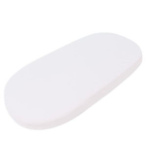 Baby Waterproof Bassinet Mattress Pad Cover and 100% Cotton Sheet(White), 20" x 33"