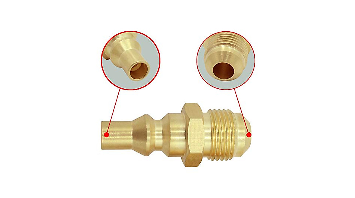 MCAMPAS Quick Connect Fitting for Gas Appliances