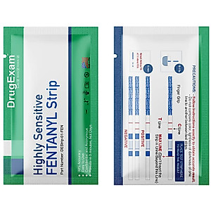 25 Pack - DrugExam Made in USA, FYT Urine Test Kit, Urine Test Strips, Highly Sensitive and Easy to Use. Drug Test Kit. Fen Test Kit. Highly Sensive Urine Test Kit.