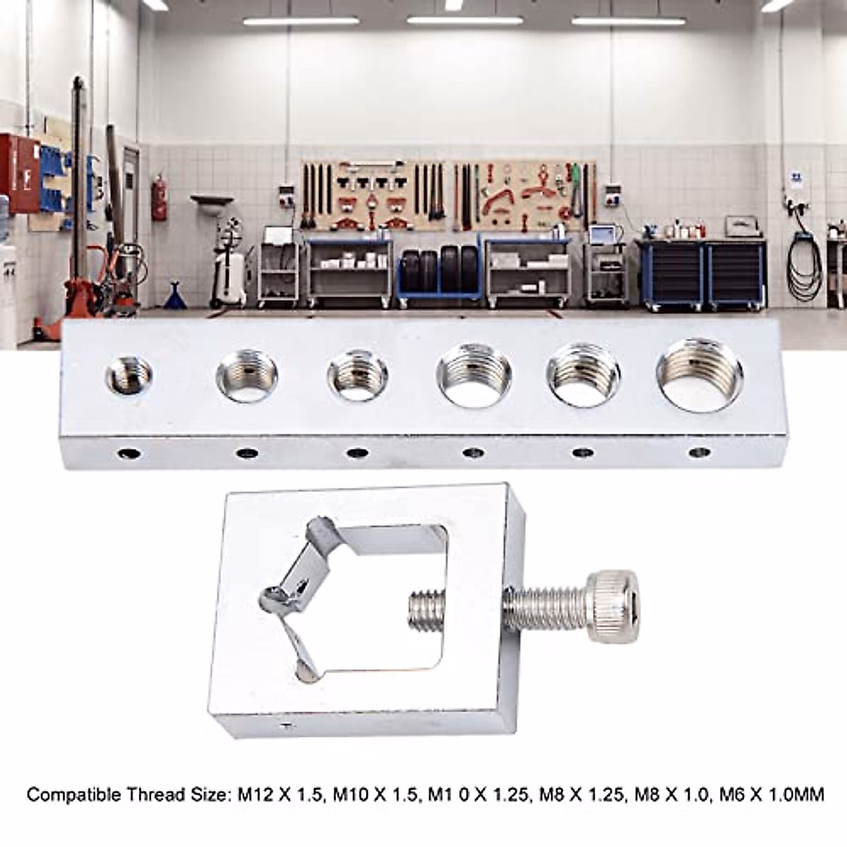 Wire Lockwire Nut Kit, Nut and Bolt Drill Jig Metric VS559 Metal High Hardness Precise Safe Wire Drill Guide Set Fit for Secure Locking Wire