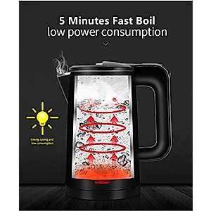 0.8L Electric Kettle Stainless Steel, 800 Watts Small Electric Kettle Fast Boil Auto Shut-off, Portable Water Boiler for Small Kitchen, Business Trip and More