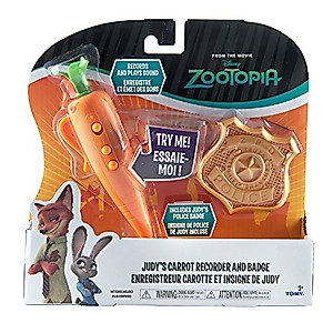 Zootopia Judy's Carrot Recorder And Badge