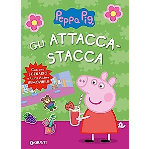 Gli attacca-stacca di Peppa Pig. Con adesivi. Ediz. a colori