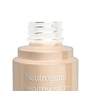 Neutrogena Healthy Skin Liquid Makeup Foundation, Broad Spectrum SPF 20 Sunscreen, Lightweight & Flawless Coverage Foundation with Antioxidant Vitamin E & Feverfew, 30 Buff, 1 fl. oz