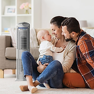 ENVION Therapure Medium/Large Room Home HEPA Air Purifier with Neutralizing Light Technology, Cleanable Air Filter, Analog Controls, & 3 Fan Speeds