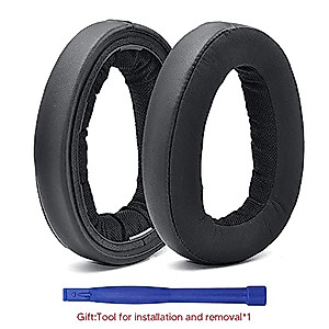 GSP 600 Ear Pads, Replacement Protein Leather Memory Foam Headphone Earpads Ear Cushion Pad for Sennheiser GSP 670 GSP 500 GSP 600 Gaming Headset