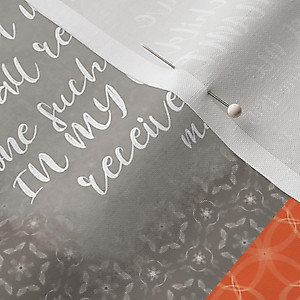 Spoonflower Fabric - Bible Verse Wholecloth Cheater Quilt Baby Christian Bible Verse Printed on Petal Signature Cotton Fabric Fat Quarter - Sewing Quilting Apparel Crafts Decor