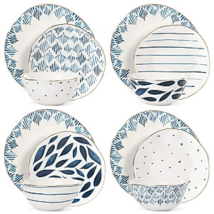 Lenox Blue Bay 12-Piece Dinnerware Set