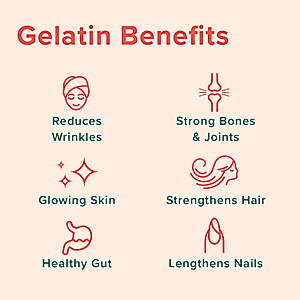 Further Food Premium Gelatin Powder | Grass-Fed, Pasture-Raised, Non-GMO, Paleo, Keto | Unflavored, Excellent Source of Collagen | Pure Beef Gelatin Powder (15.87 oz.)