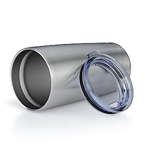 EcoMozz 20oz Tumbler Stainless Steel Vacuum Insulated Mug with Lid, Double Wall Travel Mug, Durable Powder Coated Coffee Cup, Suitable for Ice Drinks and Hot Beverage (New Mix 12 pack)