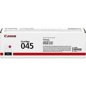 Canon 045 High Capacity Black Cartridge with Standard Capacity Cyan, Magenta and Yellow Cartridge Set LBP610 and Color imageCLASS MF630C Printers