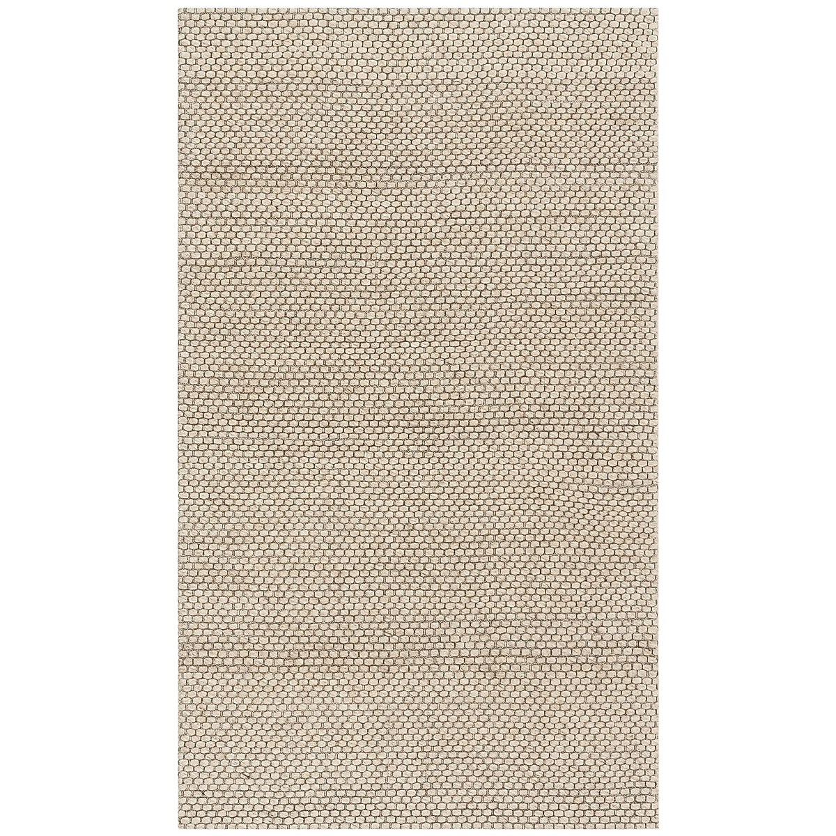 SAFAVIEH Natura Collection Accent Rug - 3' x 5', Beige, Handmade Wool, Ideal for High Traffic Areas in Entryway, Living Room, Bedroom (NAT801B)