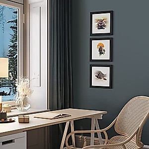 Trends International Gallery Pops Star Wars: The Mandalorian - Grunge - This is The Way Wall Art Wall Poster, 12" x 12", Black Framed Version