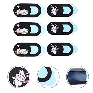 PartyKindom Pc Accessories Pc Accessories Pc Accessories Pc Accessories 6pcs Cartoon Privacy Protectors Webcam Covers Practical Camera Phone Covers Computers Laptops Home Camera Home Camera Home Camera