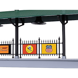 Lionel Electric O Gauge Model Train Accessories for 168 months to 999 months, Illuminated Station Platform , Green
