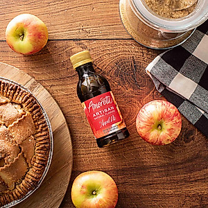 Amoretti - Natural Apple Pie Artisan Flavor Paste 8 oz - Perfect For Pastry, Savory, Brewing, and more, Preservative Free, Gluten Free, Kosher Pareve, No Artificial Sweeteners, Highly Concentrated