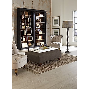 Martin Furniture Fully Assembled Aged Ebony Toulouse 6 Shelves Bookcase,