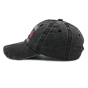Waldeal Women's This Girl Real Estate Baseball Cap Adjustable Washed Twill Cotton Dad Hat Black