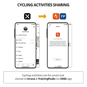 XOSS G GPS Bike Computer, Wireless Bluetooth Bike Speedometer and Odometer, Rechargeable Cycling Computer MTB Tracker with LCD Automatic Backlight Display, IPX7 Waterproof Fits All Bikes Electric Bike