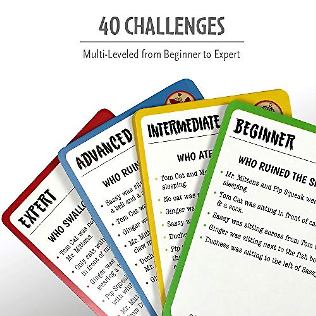 ThinkFun Cat Crimes Brainteaser - Engaging Logic Game for Kids and Adults | Develops Critical Reasoning Skills |Durable Components | Fun Cat Themed Artwork | Ideal for Ages 8+