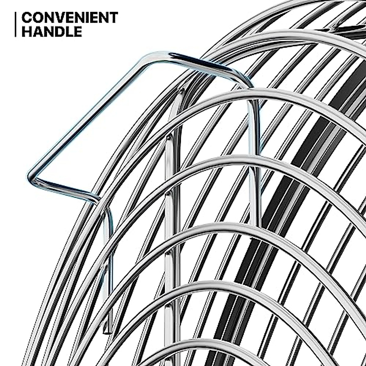 mollie 14 Inch High Velocity Fan Heavy Duty Metal Garage Floor Fan with 3 Speed Adjustable Tilt Portable Quiet Air Circulator for Home Bedroom Commercial Use 1243 CFM