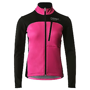 M MYSENLAN CATENA Cycling Bicycle Jacket for Women,Women's Windproof Thermal Biking Jacket Running Cold Weather Waterproof Warm Coat