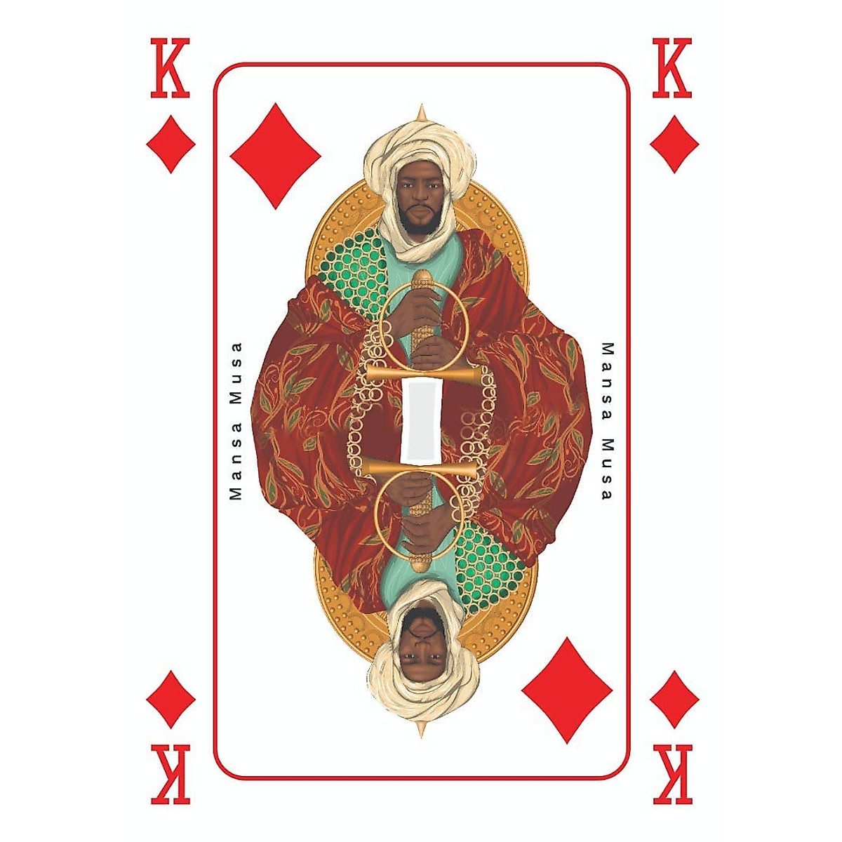 Kulture Games Playing Cards: African Legends - African Playing Cards - Trivia Party Game for Adults & Family Game Night - Black History Playing Cards – Inspirational African Legends Trivia Card Game