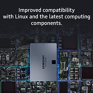 Samsung 860 QVO SSD 4TB - 2.5 Inch SATA 3 Internal Solid State Drive with V-NAND Technology (MZ-76Q4T0B/AM), Gray