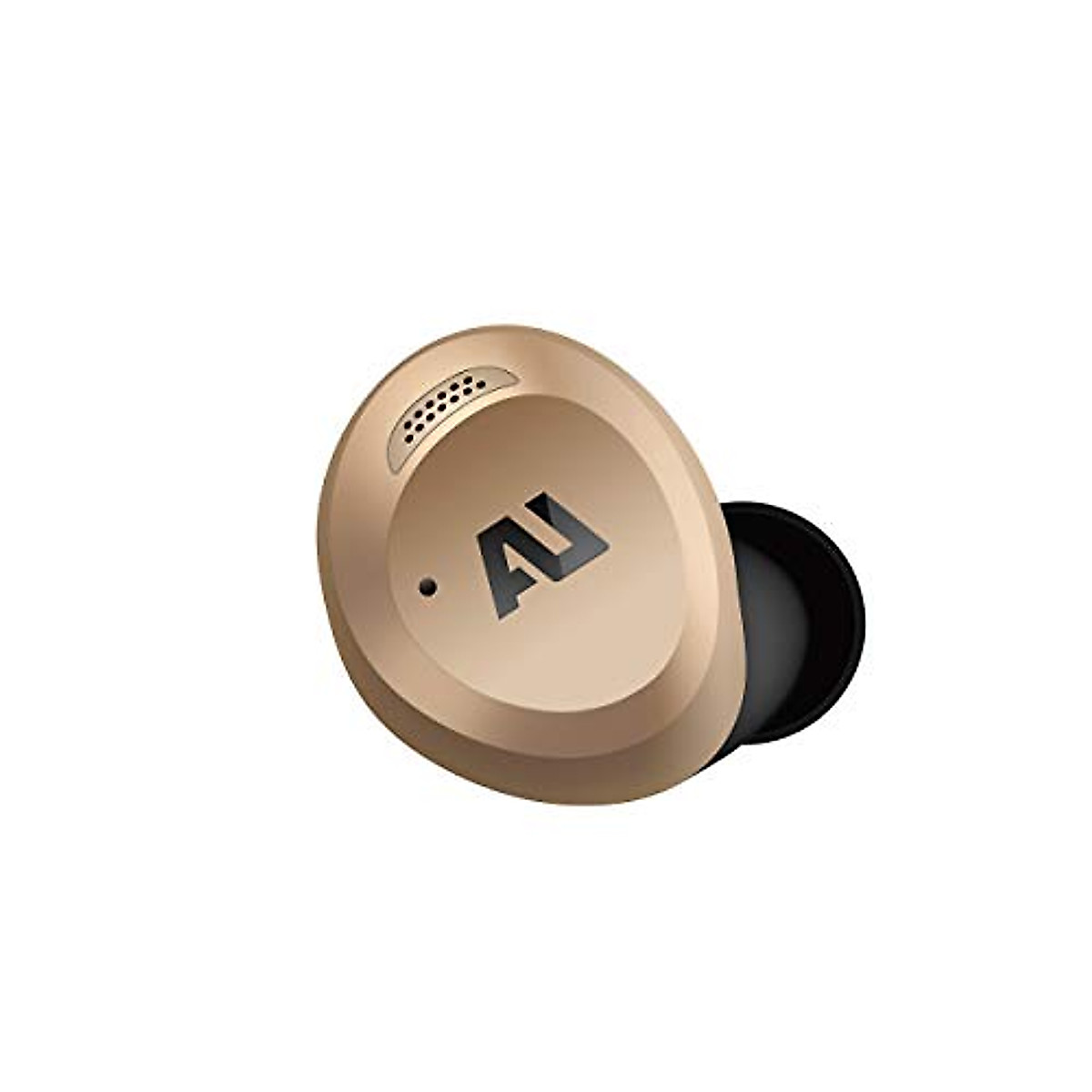 ausounds AU-Stream Hybrid Bluetooth True Wireless Hybrid Active Noise Cancelling Earbuds with Touch Controls, Wireless Charging Case, and Premium Dynamic Drivers, Gold